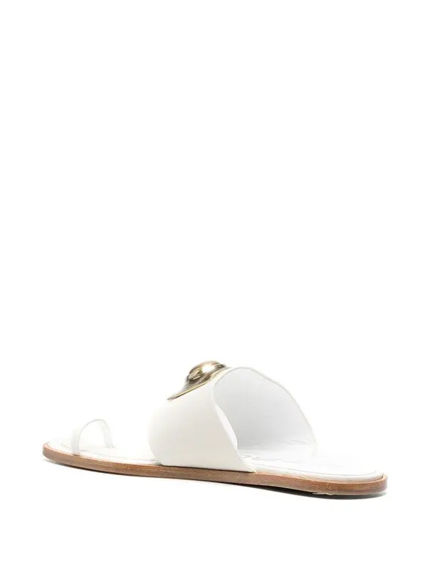 Etro Crown Me Leather Sandals