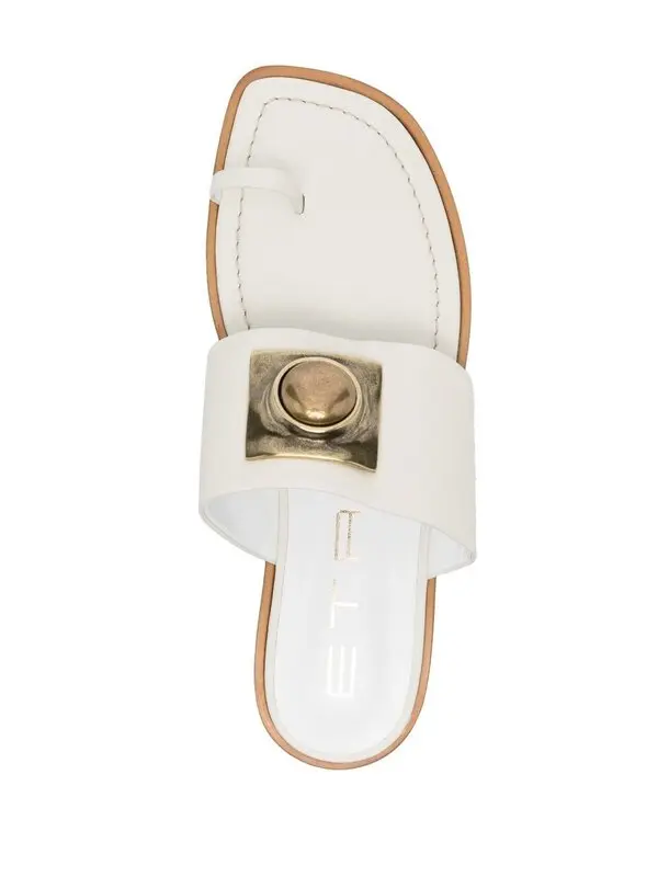 Etro Crown Me Leather Sandals