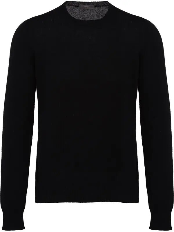 Prada Crew Neck Jumper - Black