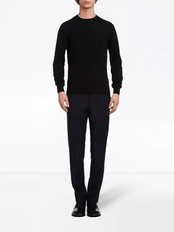 Prada Crew Neck Jumper - Black