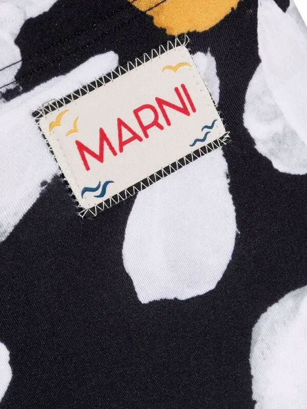 Marni Floral-print Shorts Bikini