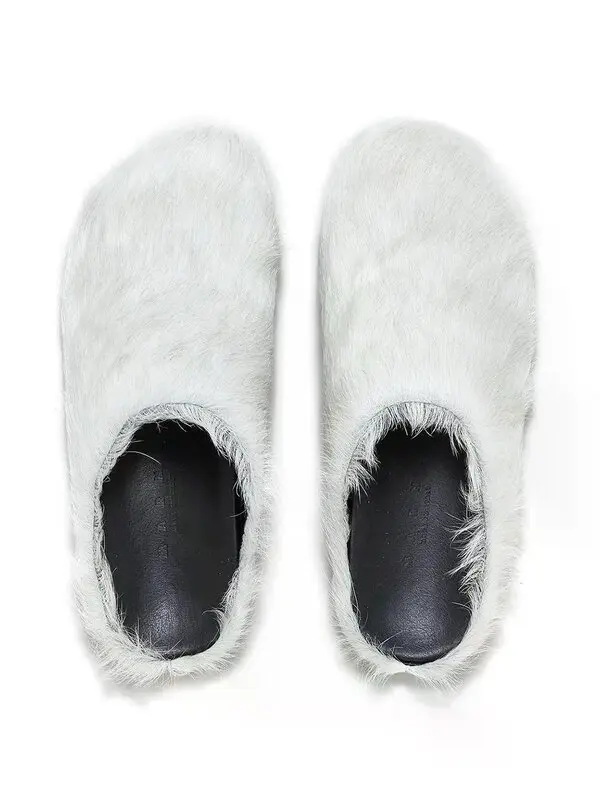 Marni Fussbett Mules - White