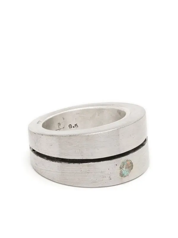 PARTS OF FOUR Crevice V2 Ring - Silver