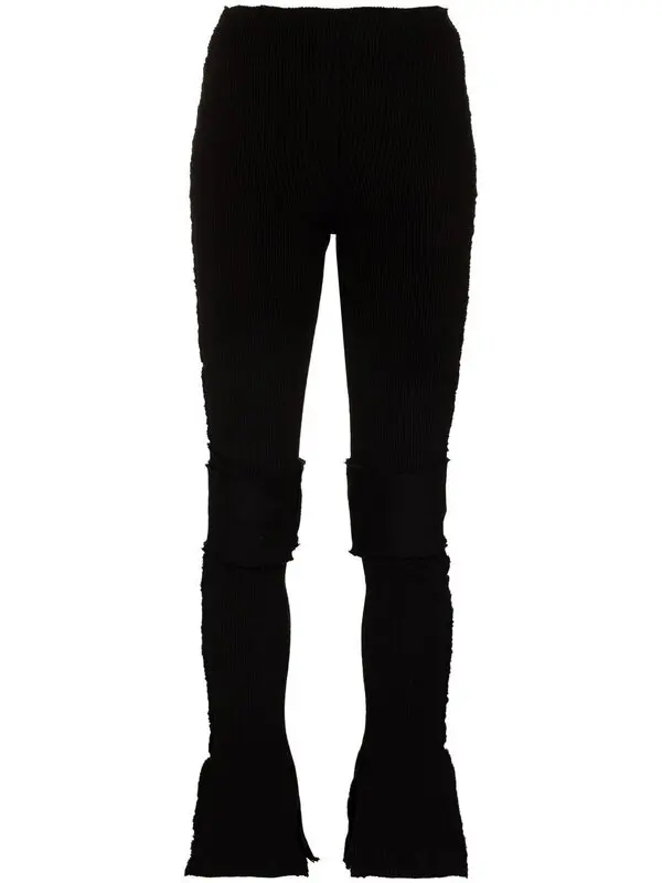 TALIA BYRE Knitted Flared Trousers