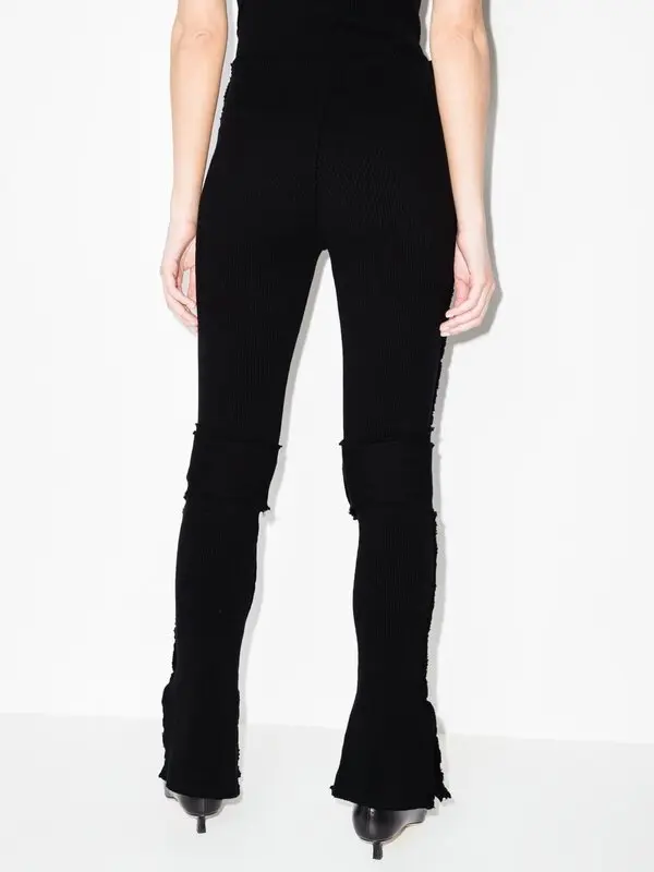 TALIA BYRE Knitted Flared Trousers