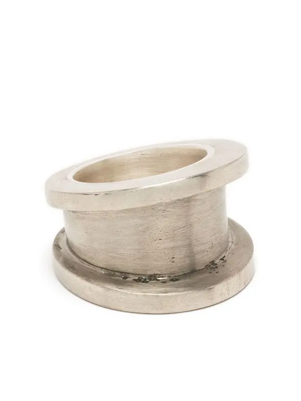 PARTS OF FOUR Chasm V2 Wide Ring - Silver