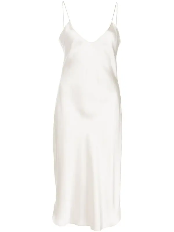 NILI LOTAN Silk Idi Slip Dress