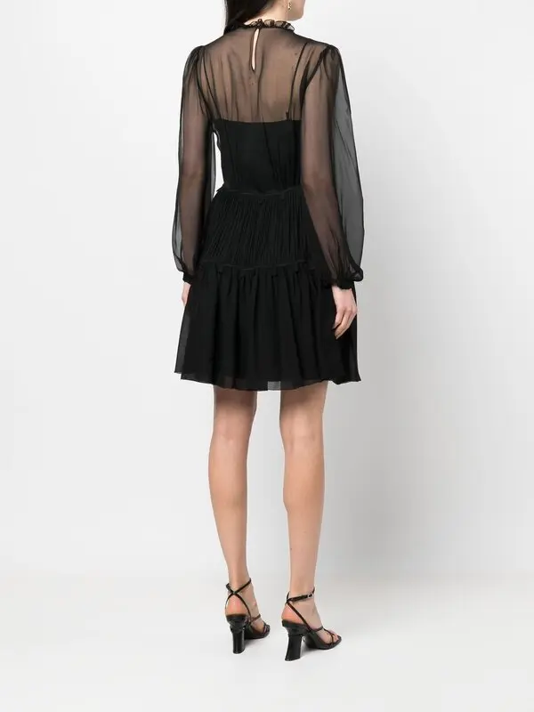 Alberta Ferretti Long-sleeve Shift Dress