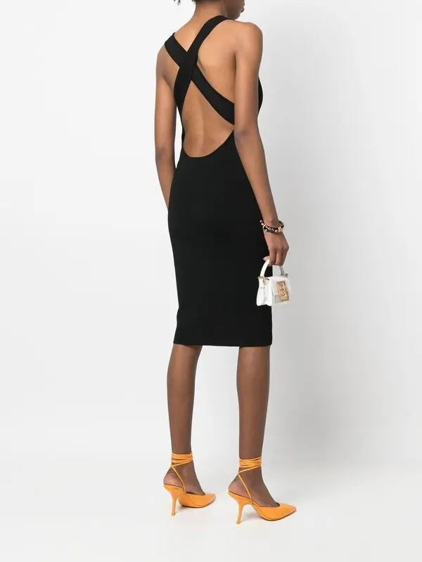 YVES SALOMON Ribbed Midi Dress