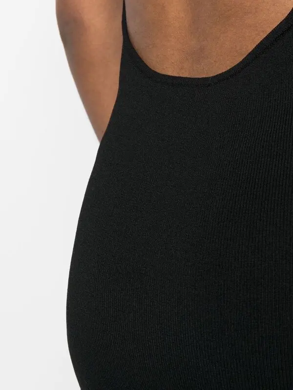 YVES SALOMON Ribbed Midi Dress
