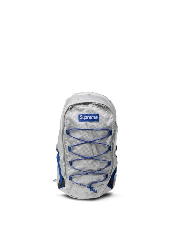 Supreme Logo-patch Backpack - Grey