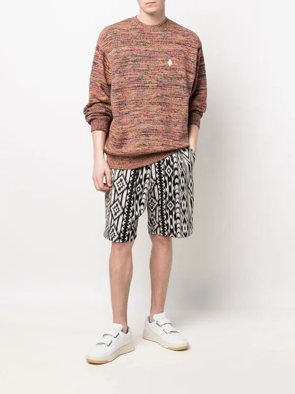 COUNTY OF MILAN Marcelo Burlon Logo-embroidered Knitted Jumper