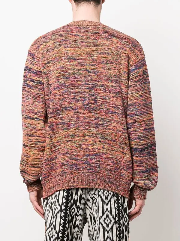 COUNTY OF MILAN Marcelo Burlon Logo-embroidered Knitted Jumper