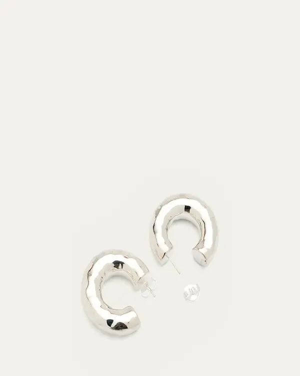 Ippolita Hammered Sterling Hoop Earrings