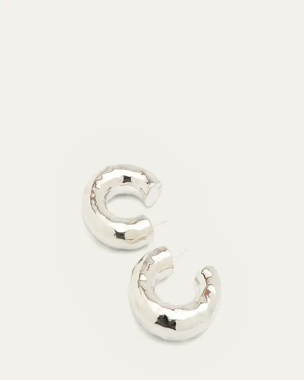 Ippolita Hammered Sterling Hoop Earrings