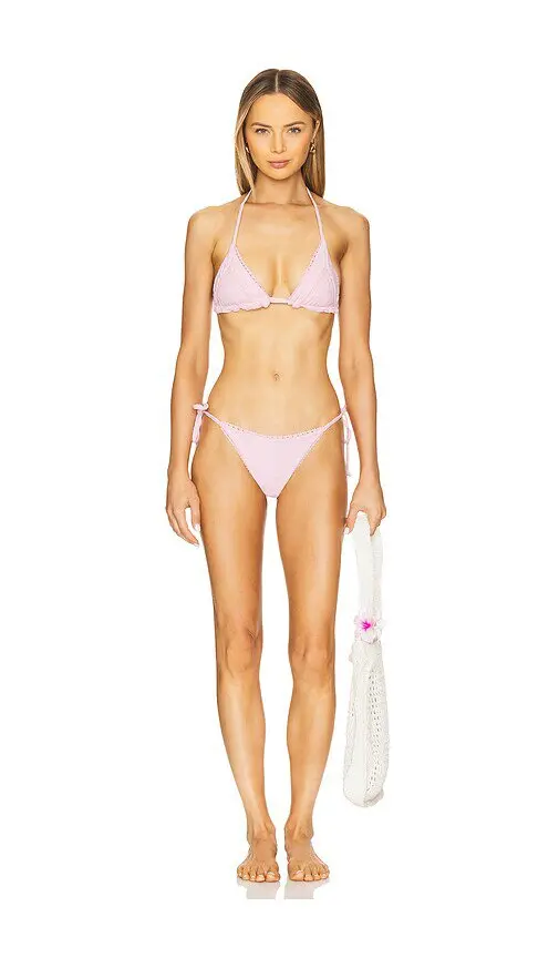 Beach Riot Soleil Bikini Bottom - Pink Sands