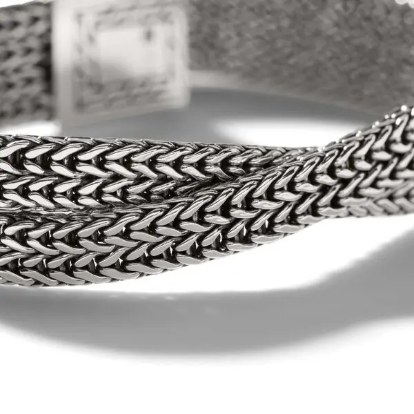 John Hardy Rata Chain Crossover Bracelet 12mm