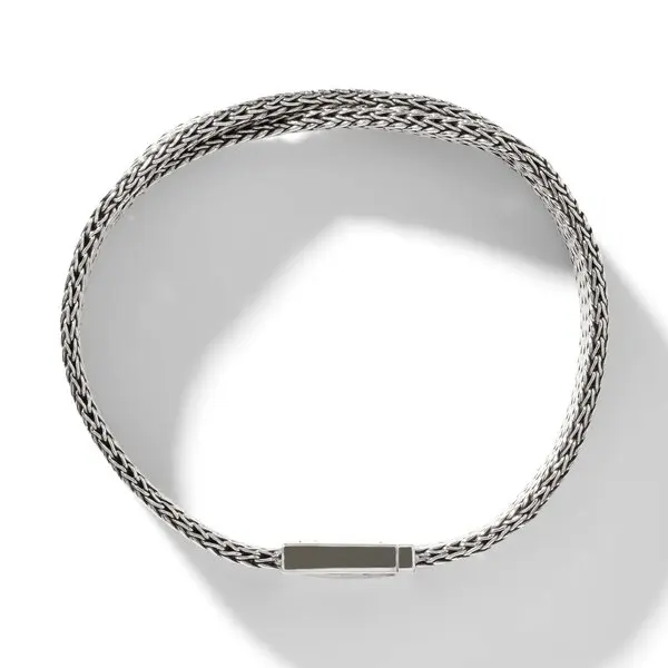 John Hardy Rata Chain Crossover Bracelet 12mm