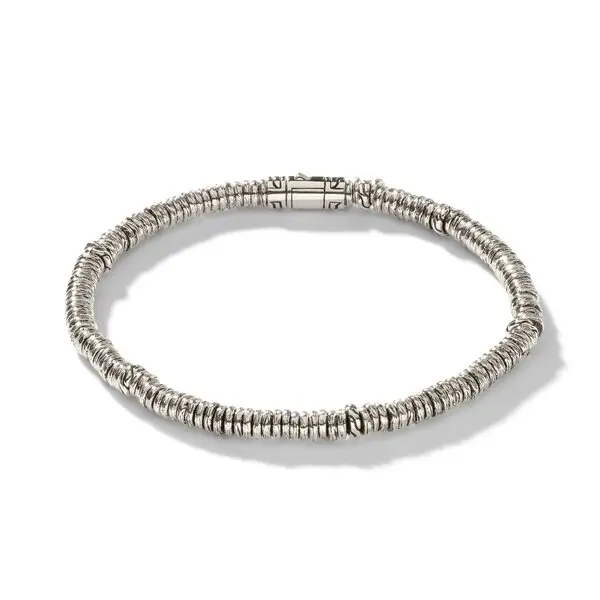 John Hardy Heishi Beaded Bracelet - Sterling Silver