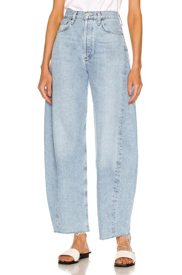 AGOLDE Luna Pieced In Denim-light - Void