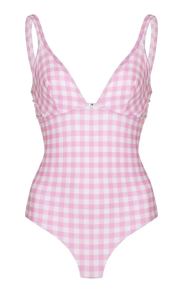 Ephemera Classic Gingham One-piece Swimsuit Eu 38