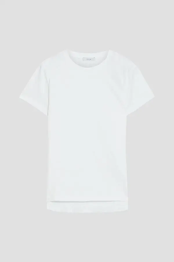 Iris & Ink Marie Organic Cotton-jersey T-shirt - White