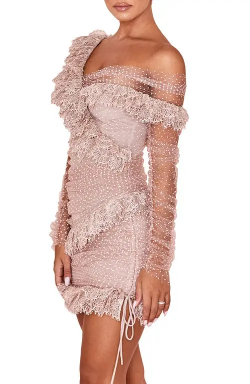 House Of Cb Sorrel Tulle Mini Dress