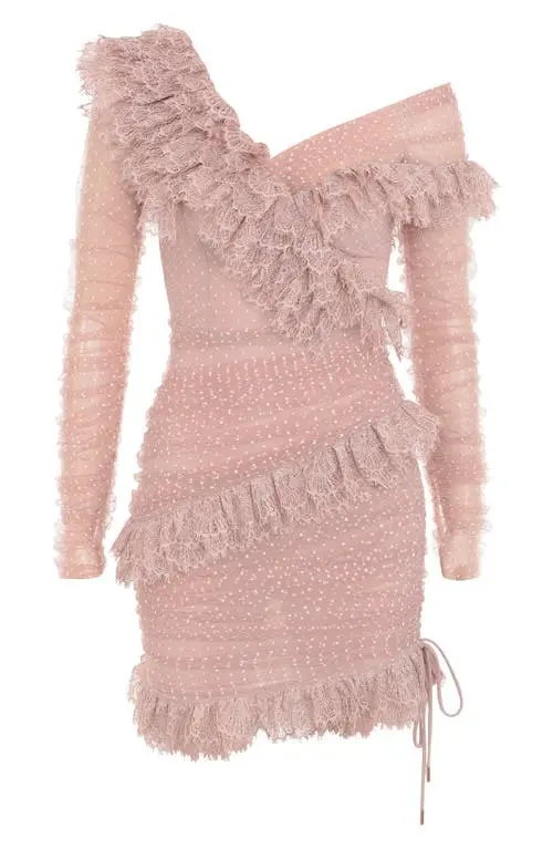 House Of Cb Sorrel Tulle Mini Dress