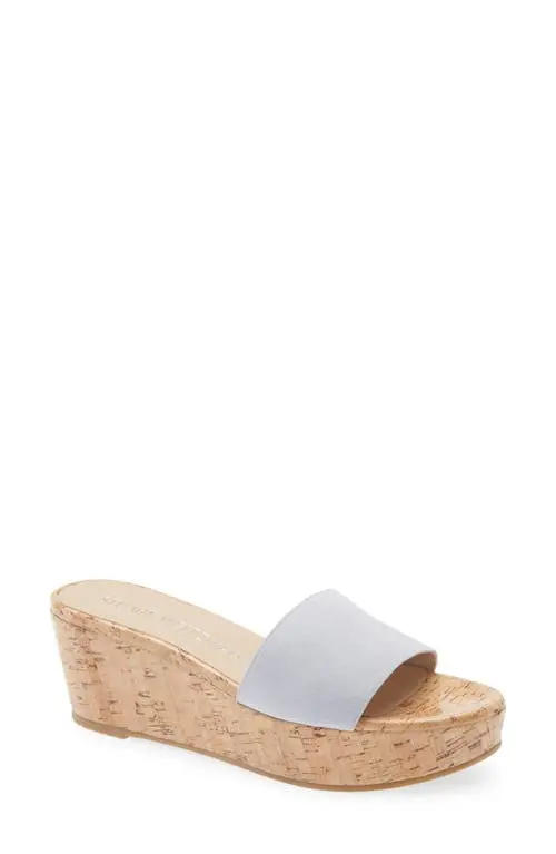 STUART WEITZMAN Wedge Sandal - Cloud