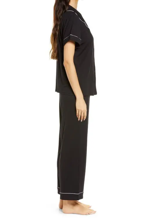 Nordstrom Moonlight Eco Crop Pajamas Set - Black