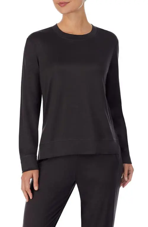 Z WELL Crewneck Pajama Top - Dark Grey