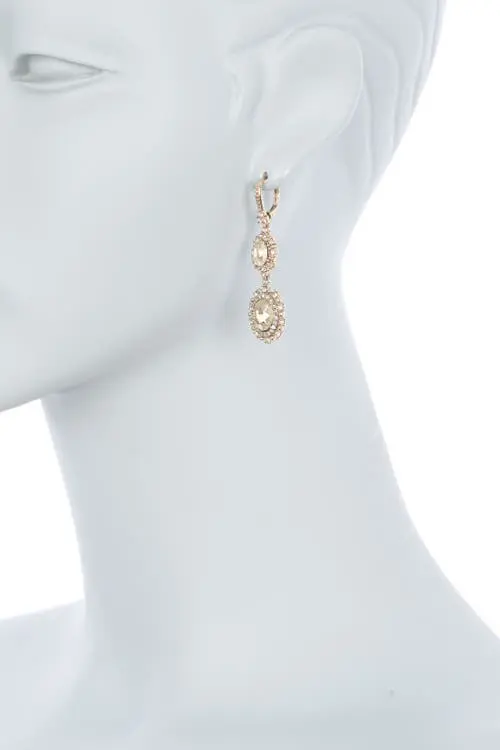 Marchesa Double Drop Earrings - Gold