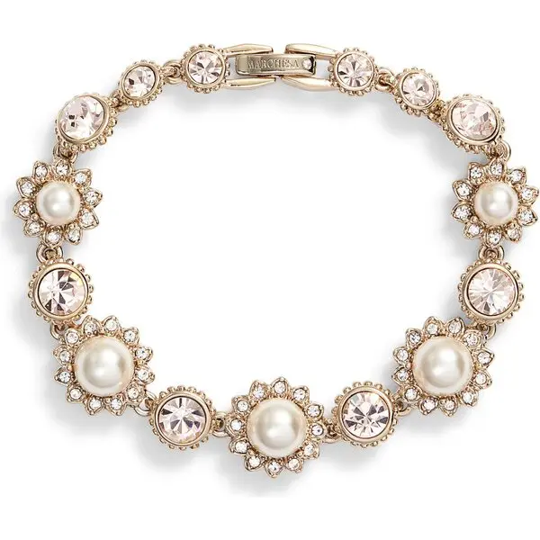 Marchesa Imitation Pearl Line Bracelet
