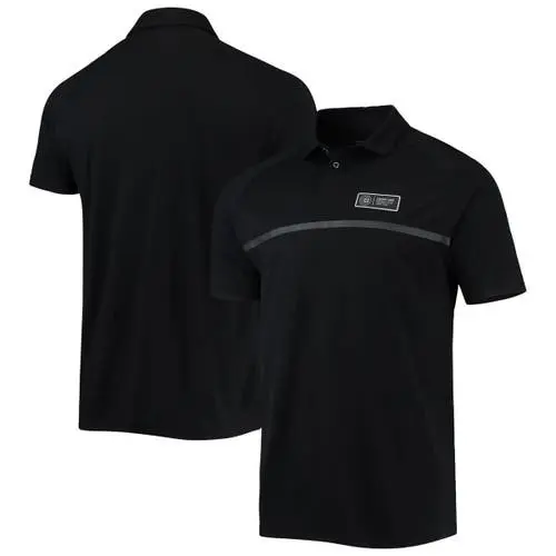 LEVELWEAR Chicago Cubs Sector Raglan Polo - Black