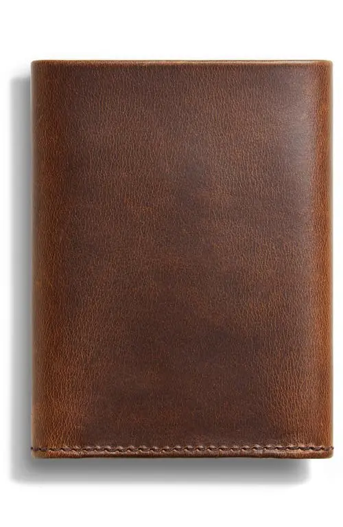 Shinola Rfid Leather Trifold Wallet