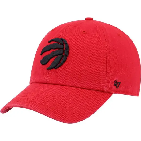 '47 Toronto Raptors Team Clean Up Adjustable Hat - Red