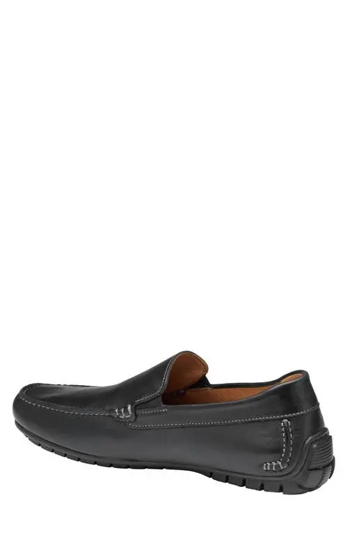 Johnston & Murphy Cort Venetian Loafer - Black Full Grain