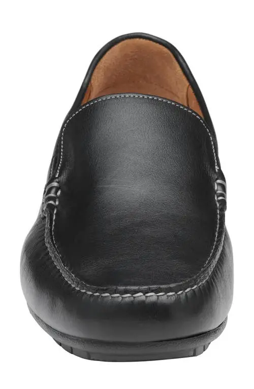 Johnston & Murphy Cort Venetian Loafer - Black Full Grain