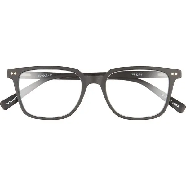 Eyebobs C Suite Square Reading Glasses - Black