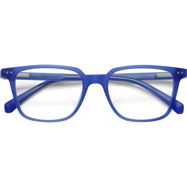 Eyebobs C Suite Square Reading Glasses - Blue Crystal/clear