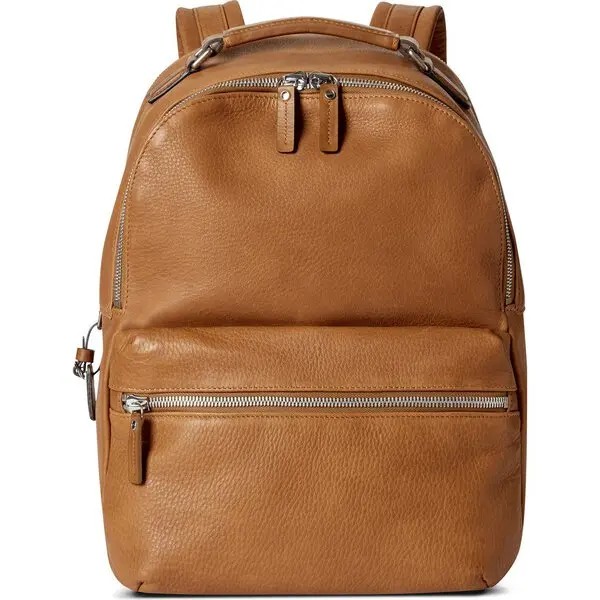 Shinola Runwell Leather Backpack - Tan