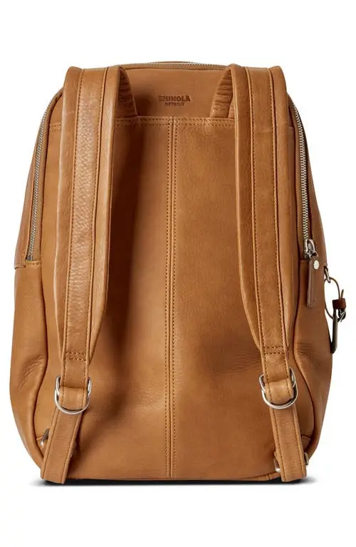 Shinola Runwell Leather Backpack - Tan