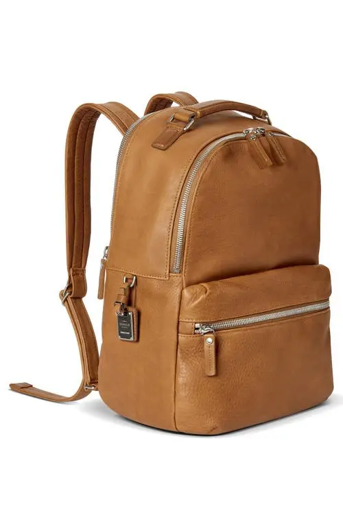 Shinola Runwell Leather Backpack - Tan