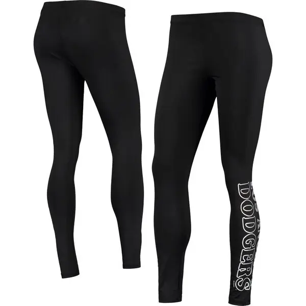 G-III 4HER BY CARL BANKS Los Angeles Dodgers Stadium Lightweight Leggings - Black