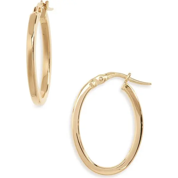 Roberto Coin Medium Hoop Earrings - Yellow