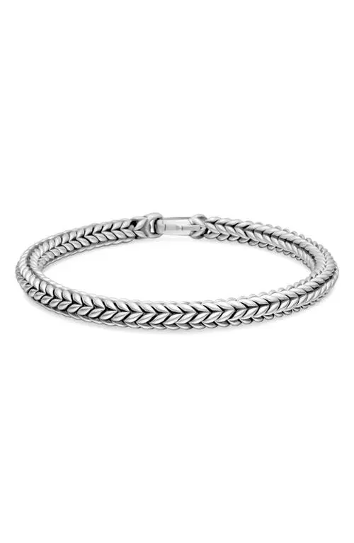 David Yurman Chevron Bead Bracelet - Silver