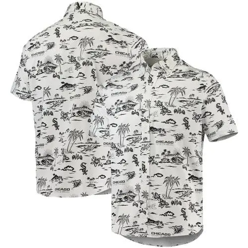 Reyn Spooner Chicago Sox Kekai Performance Button-up Shirt - Red