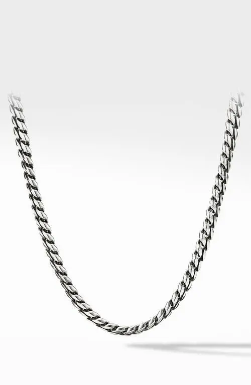David Yurman Curb Chain Necklace - Silver