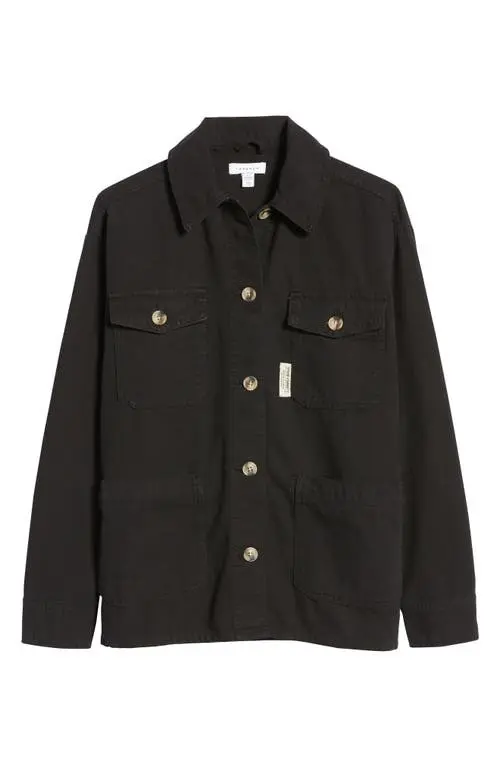 Topshop Oversize Cotton Shacket