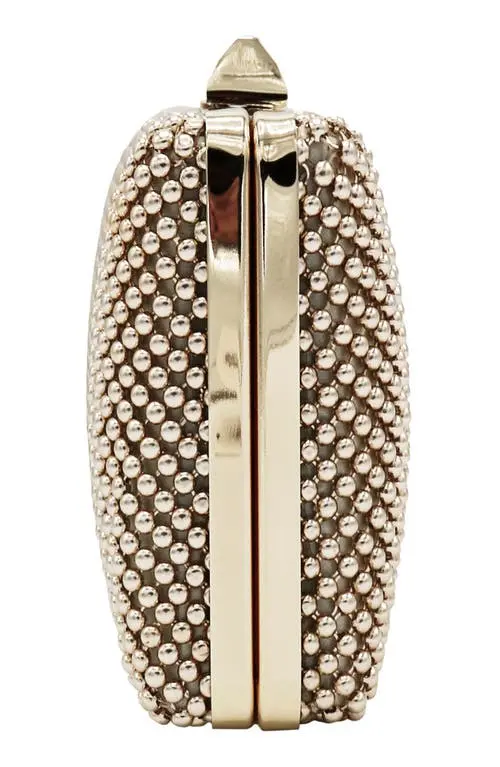 OLGA BERG Natasha Mesh Clutch - Gold